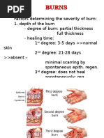 First Aid For Burns | PDF | Burn | Shock (Circulatory)