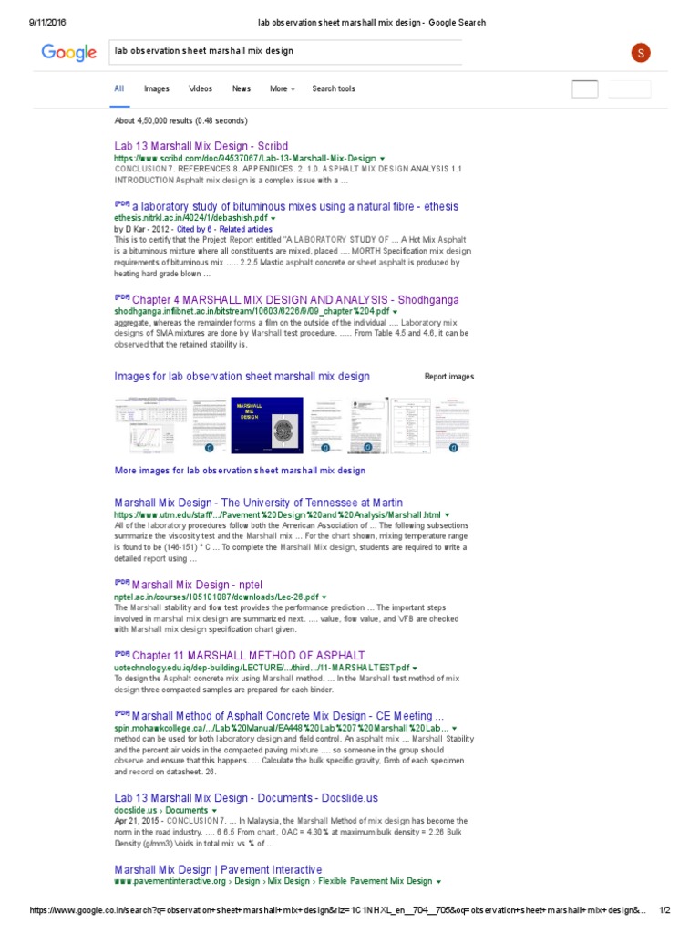 Lab Observation Sheet