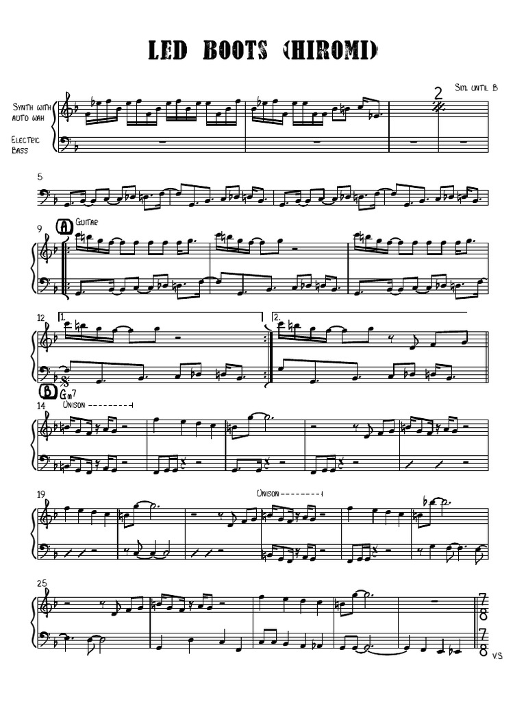 Led Boots | PDF | Musical Compositions | Music Industry