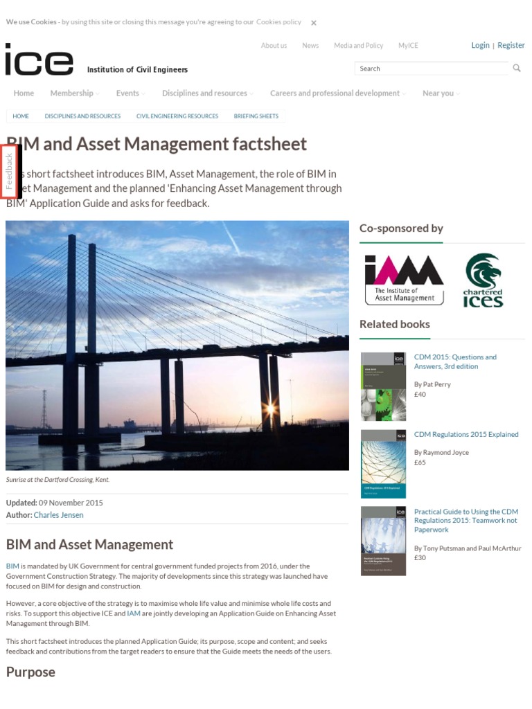 BIM and Asset Management Factsheet - Institution of Civil Engineers ...