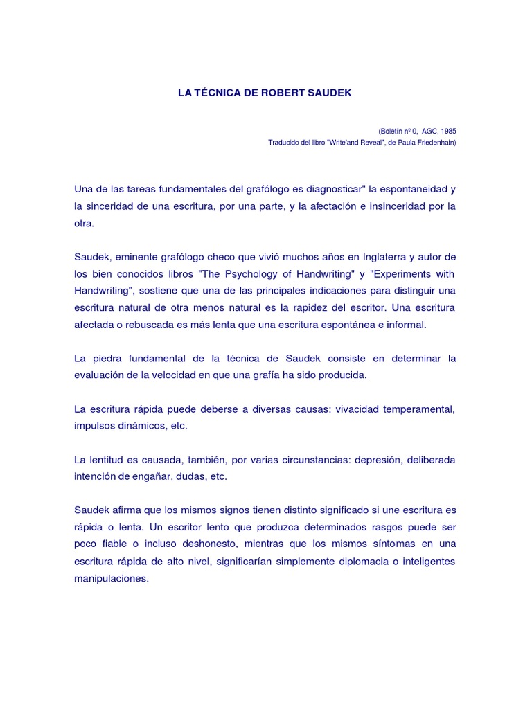 La Técnica de Robert Saudek | PDF