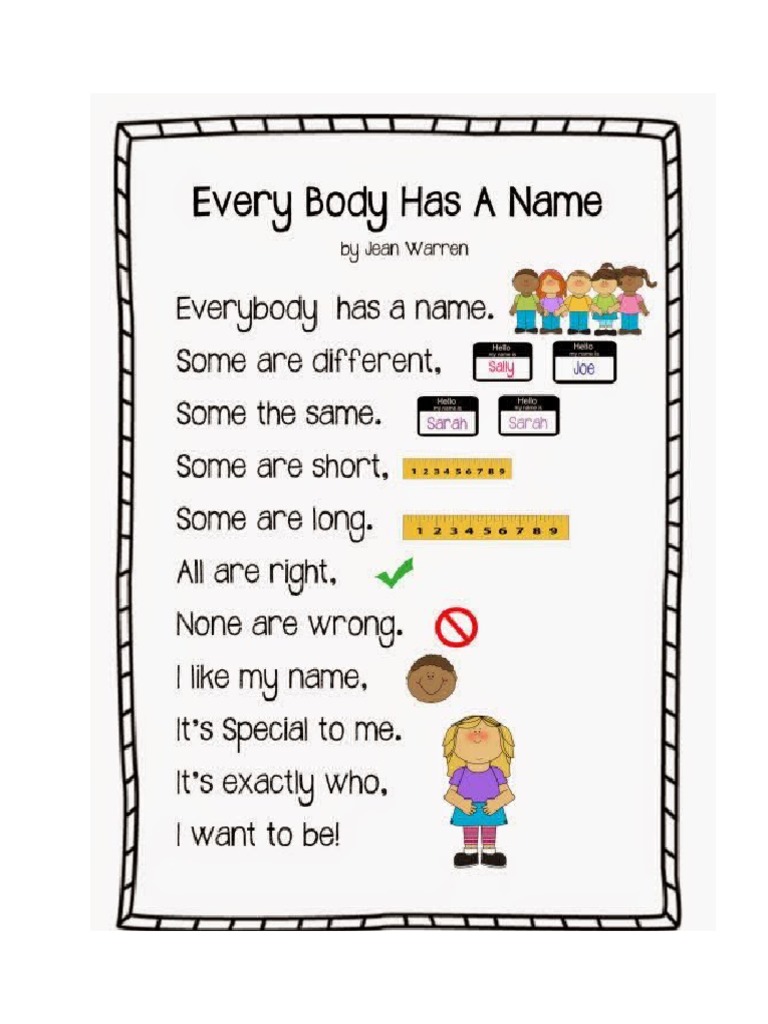 Everybody Has A Name | PDF