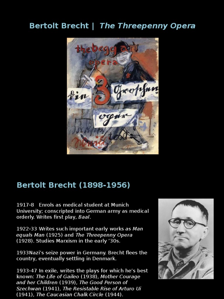 Lecture On Threepenny Opera | PDF | Dialectic