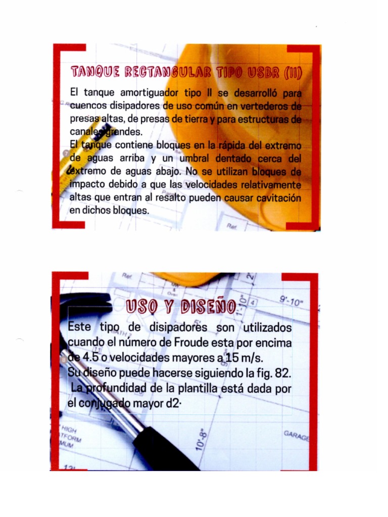 Tanque USBR Tipo II | PDF