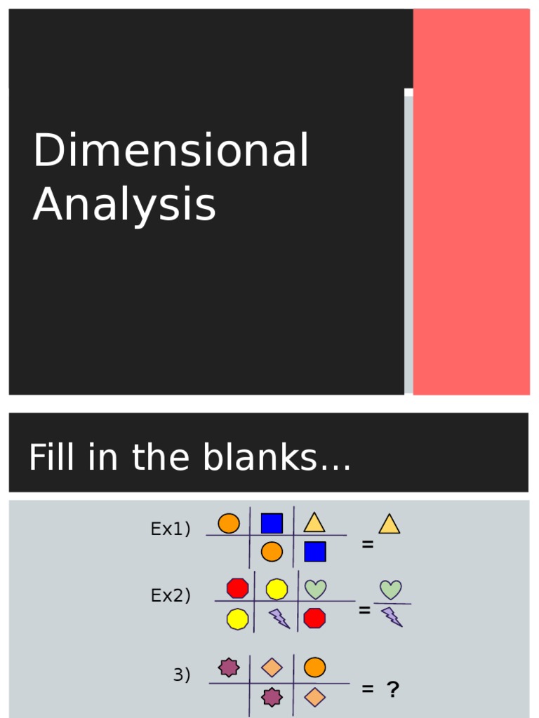 Dimensional Analysis | PDF