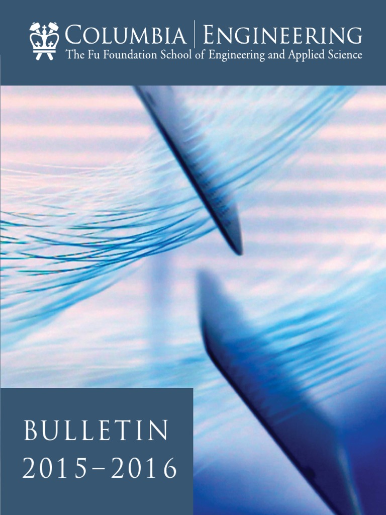 Columbia University Bulletin 2015-2016 | PDF | Columbia University ...