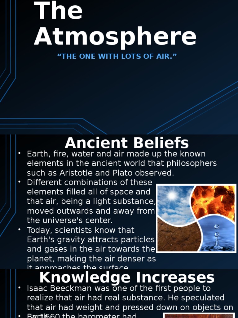 Atmosphere Notes | PDF