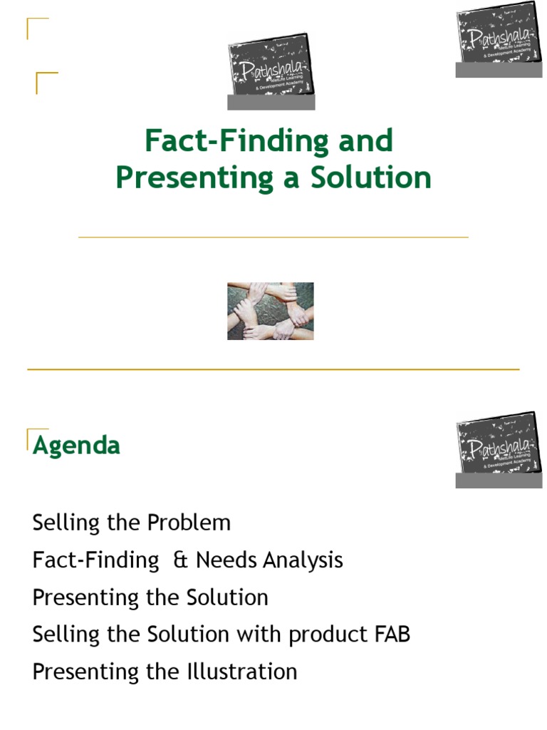 Needs, Fact-Find, Solution On Insurance | PDF | Insurance | Financial ...