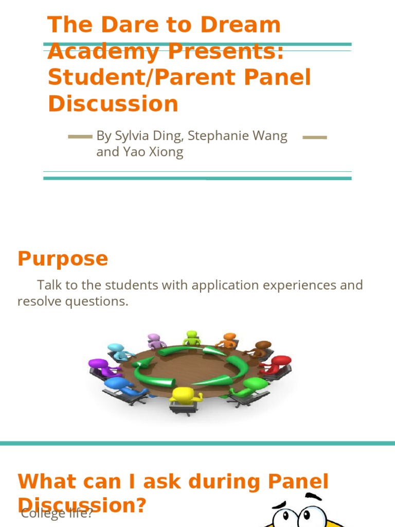 College Application Panel Discussion | PDF | Wellness