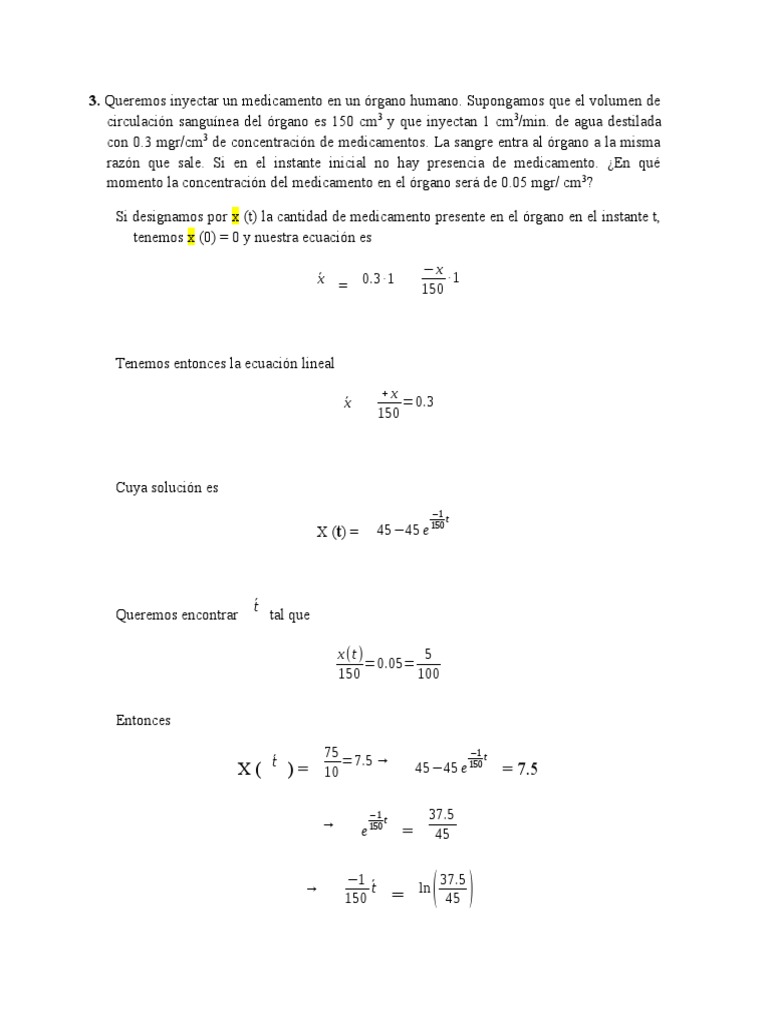 Ecuaciones Diferenciales LAMH | PDF | Ciencia y matemáticas