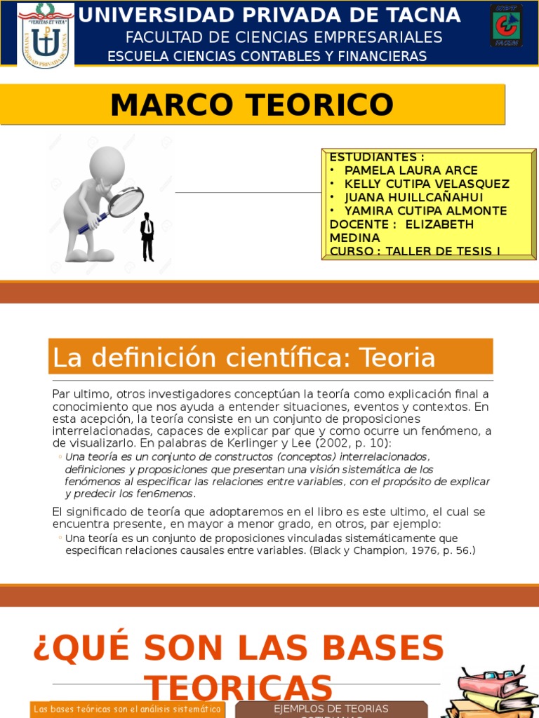 Bases Teoricas | Documento | Teoría