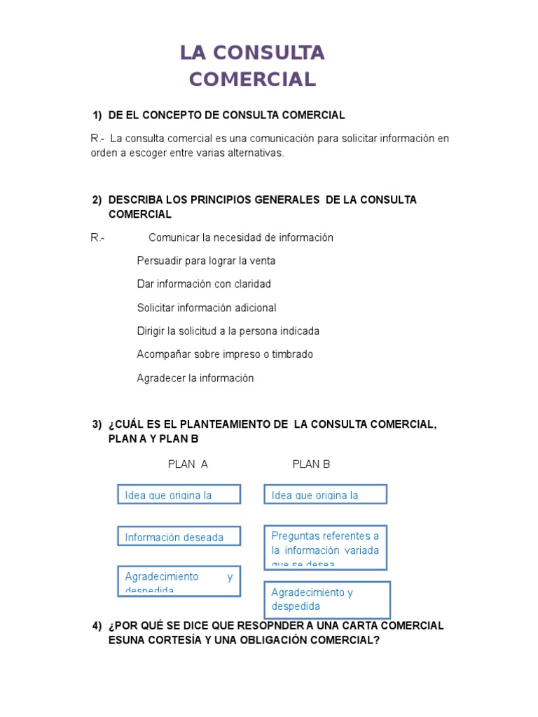 De El Concepto de Consulta Comercial | PDF | Crédito (finanzas) | Cheque