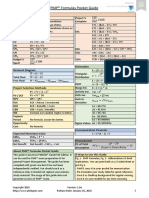 PMP Formulas Cheat Sheet | PDF | Net Present Value | Discounted Cash Flow