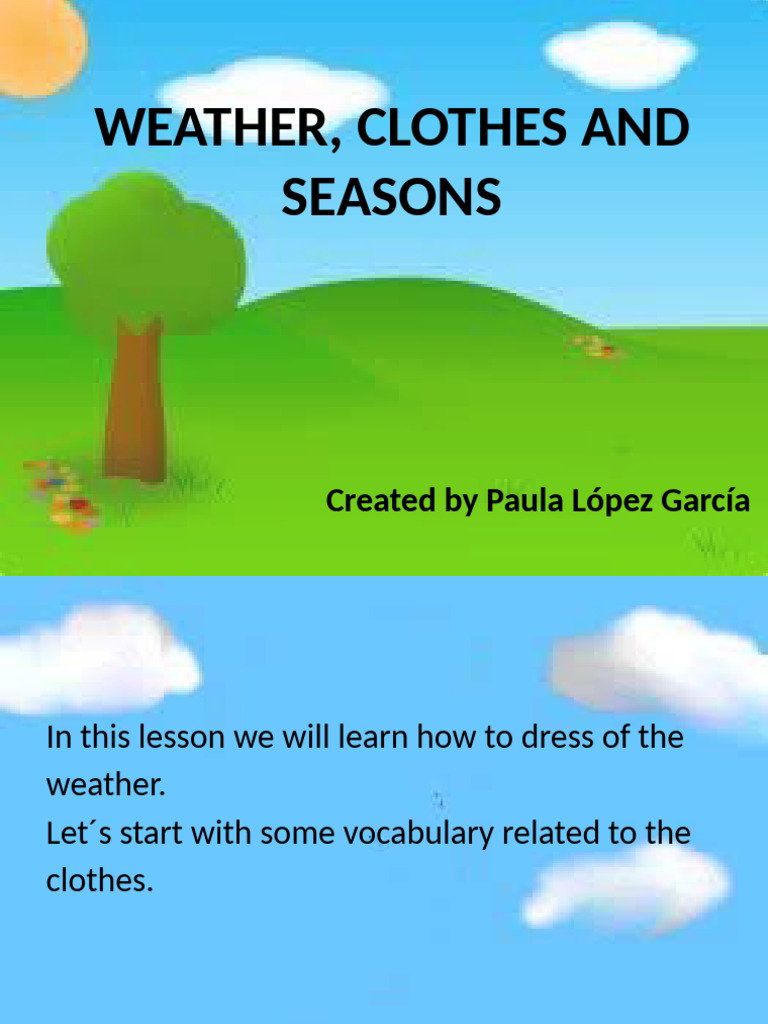 Seasonal Clothing Guide | PDF