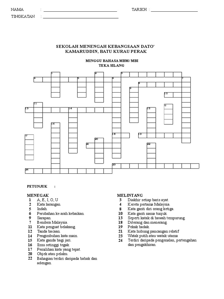 Teka Silang Kata | PDF