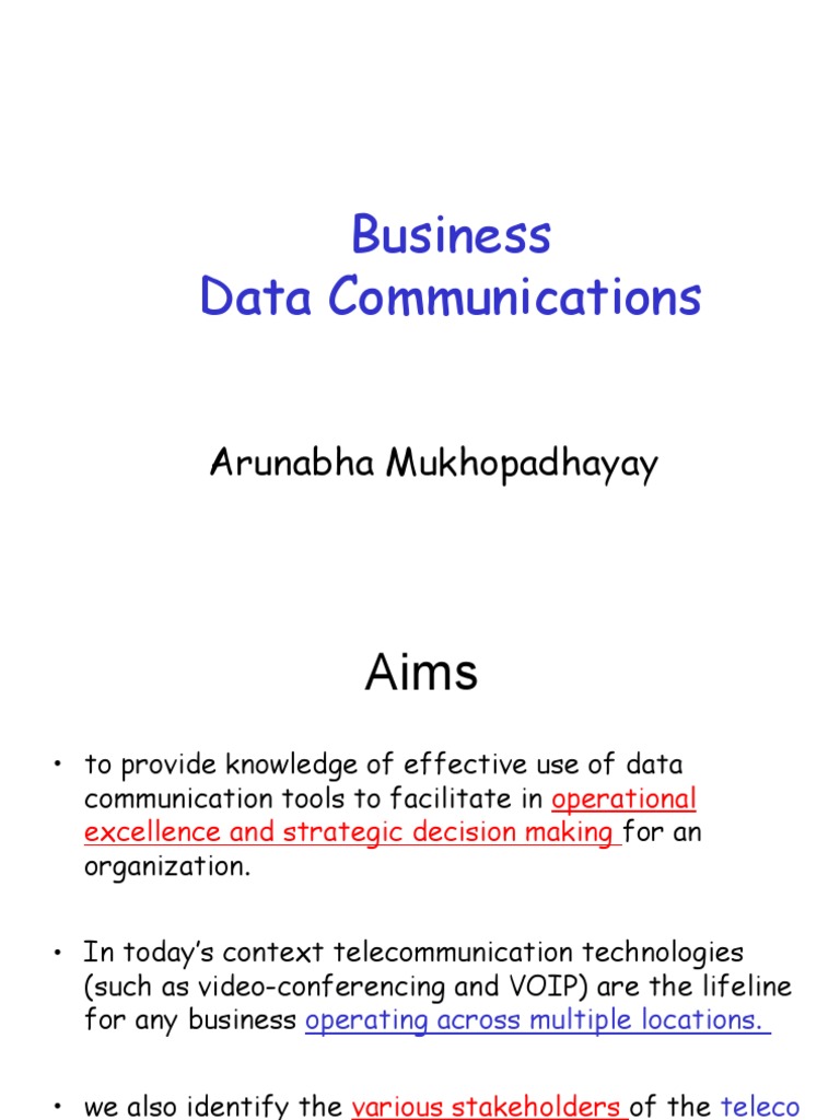 Business Data Communications Insights | PDF | Net Neutrality | Computer ...