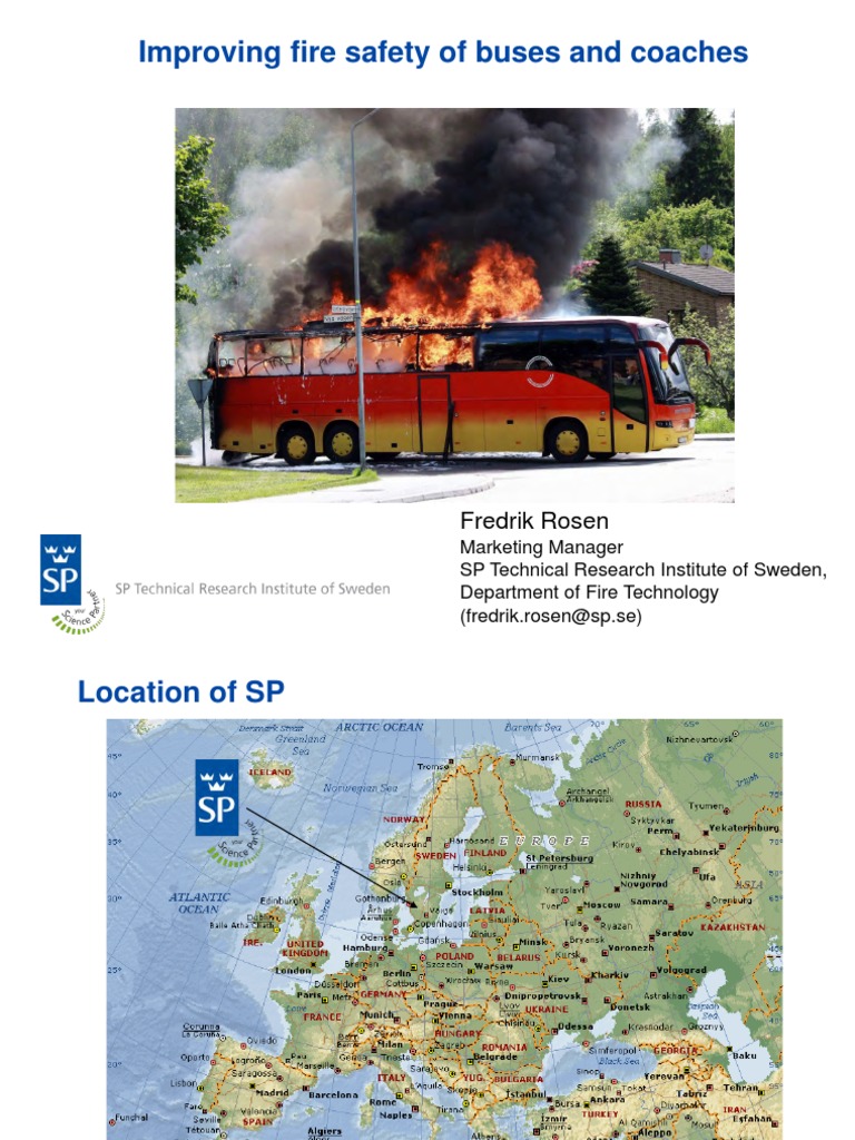 Improving Fire Safety of Buses and Coaches | PDF | Bus | Fires