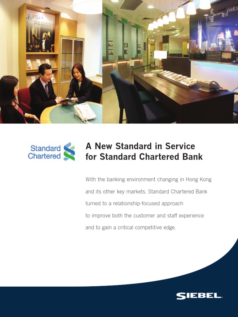 Standard Chartered Bank CRM | PDF | Customer Relationship Management ...
