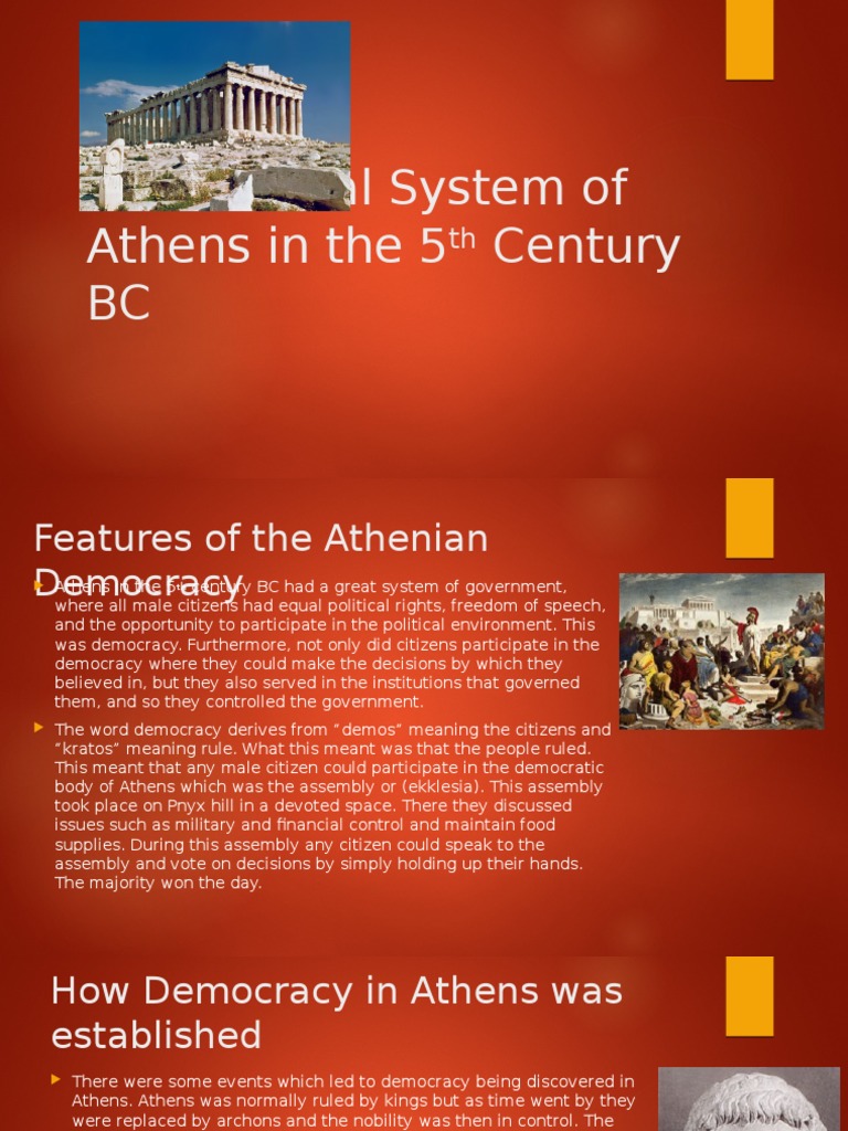 The Political System of Athens in The 5th | PDF