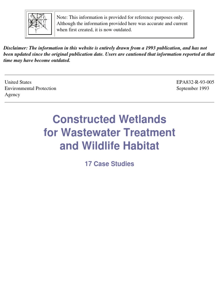 Wetlands Introduction | PDF | Wetland | Wastewater