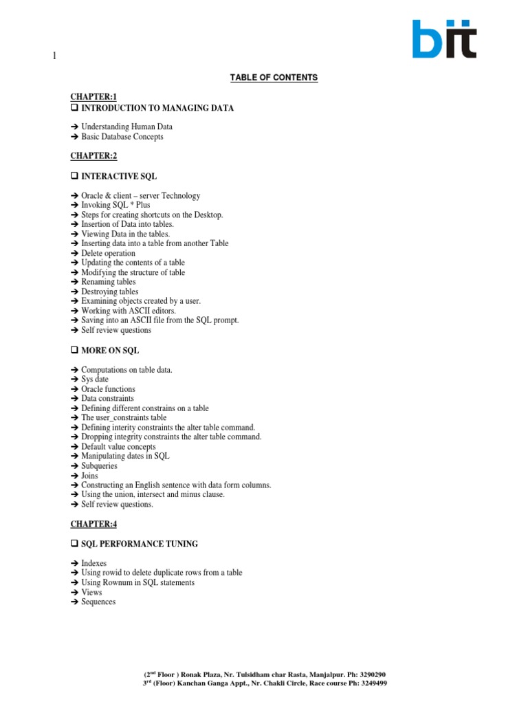 Oracle Material | PDF | Computers