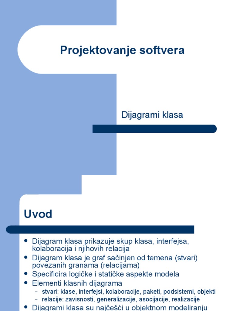 03 Dijagrami Klasa | PDF