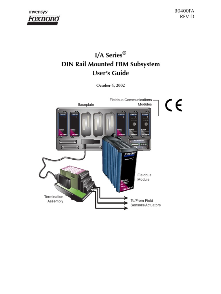 Din Rail Mounted FBM Subsystem Users Guide | PDF | Cable ...