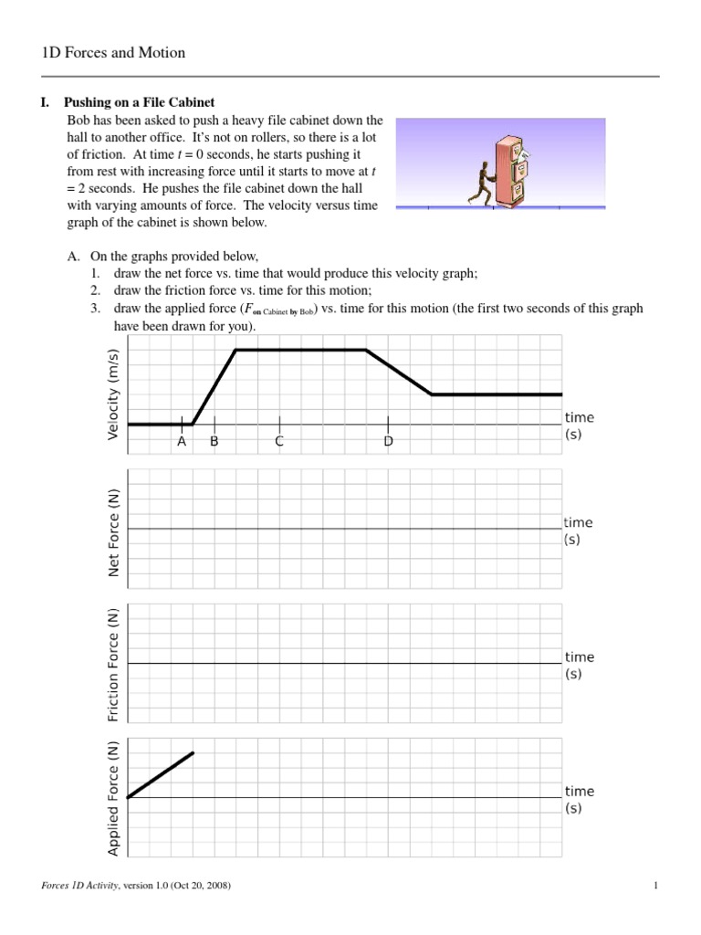 Year 7 Forces Worksheet with Answers | PDF | Force | Friction