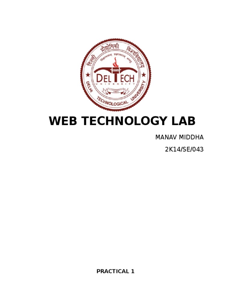 Web Technology Lab | PDF | World Wide Web | Internet & Web