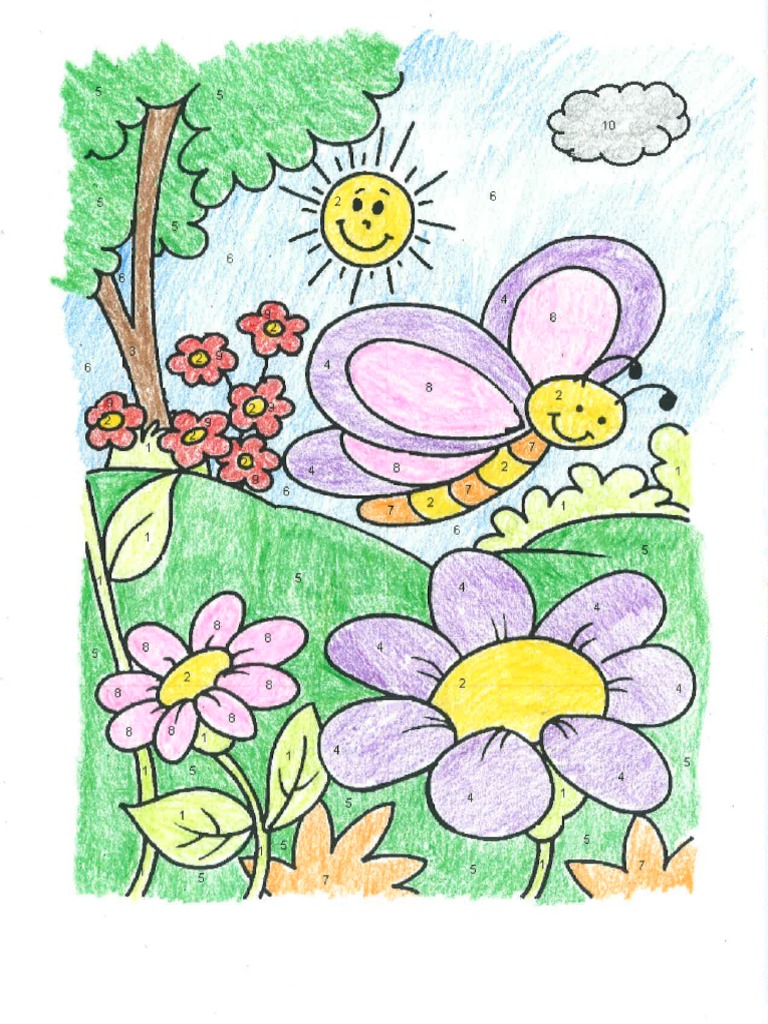 Arithmetic Series Coloring Practice | PDF