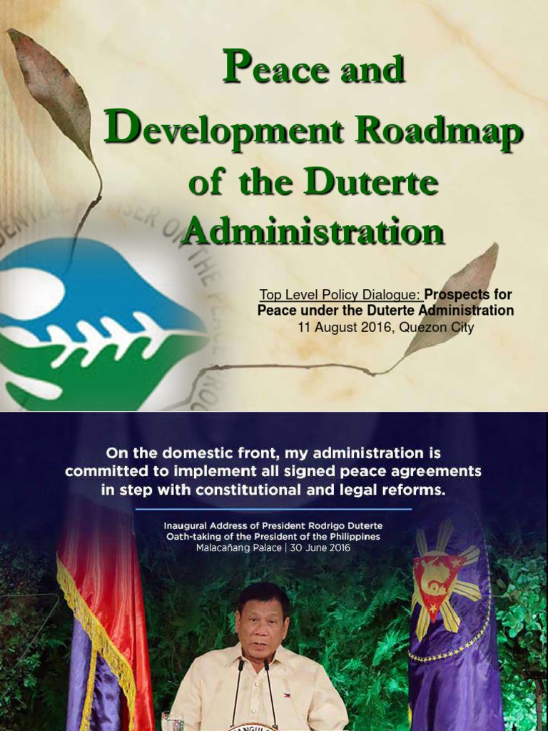 160805 Peace and Development Agenda and Roadmap Policy Dialogue ...