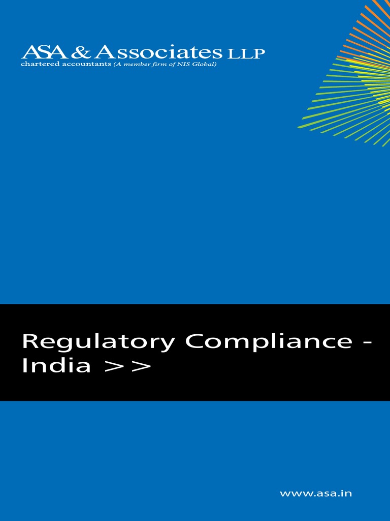 Regulatory Compliance in India PDF | PDF | Value Added Tax | Taxes