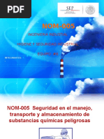 NOM-005 Guia | PDF | Descarga electrostática | Transporte