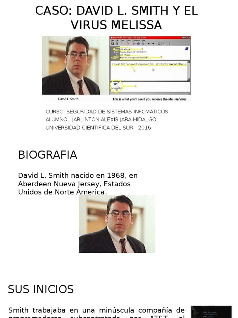 David L Smith - Virus Melissa | PDF | Ingeniería Social (Seguridad ...