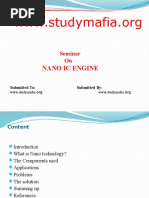 A Technical Presentation: Nano IC Engine | PDF | Internal Combustion ...