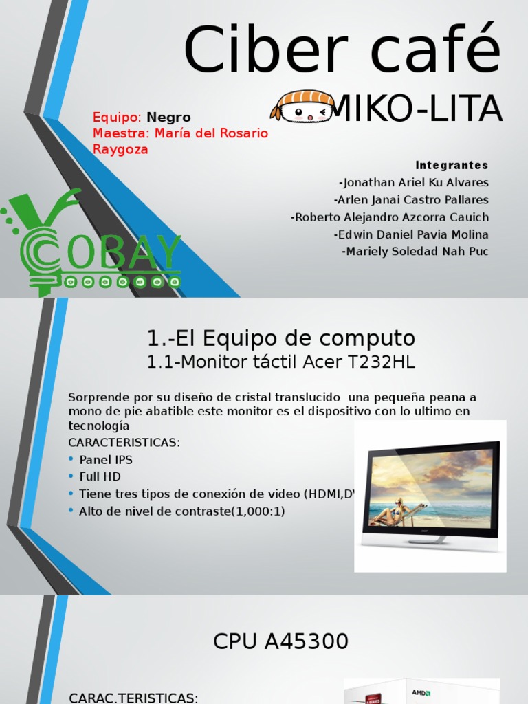 Ciber Café El Bueno | PDF | Factores humanos y ergonomía | Fotografía aérea