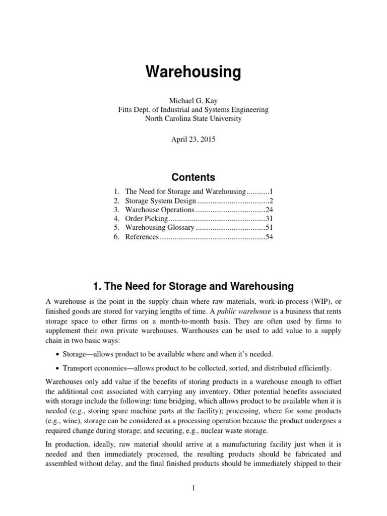 Warehousing | PDF | Warehouse | Rectangle