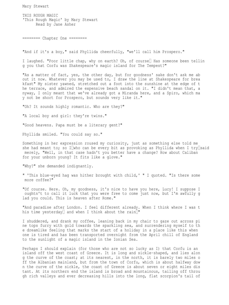 This Rough Magic | PDF | Nature