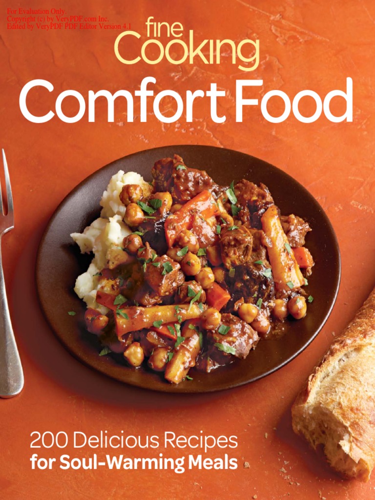(Ebook) Fine Cooking Comfort Food. 200 Delicious Recipes For Soul ...