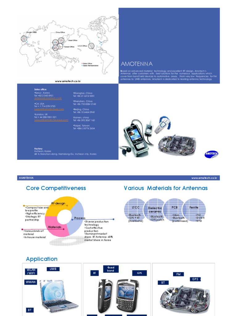 Amotech Antenna PDF | PDF | Antenna (Radio) | Global Positioning System