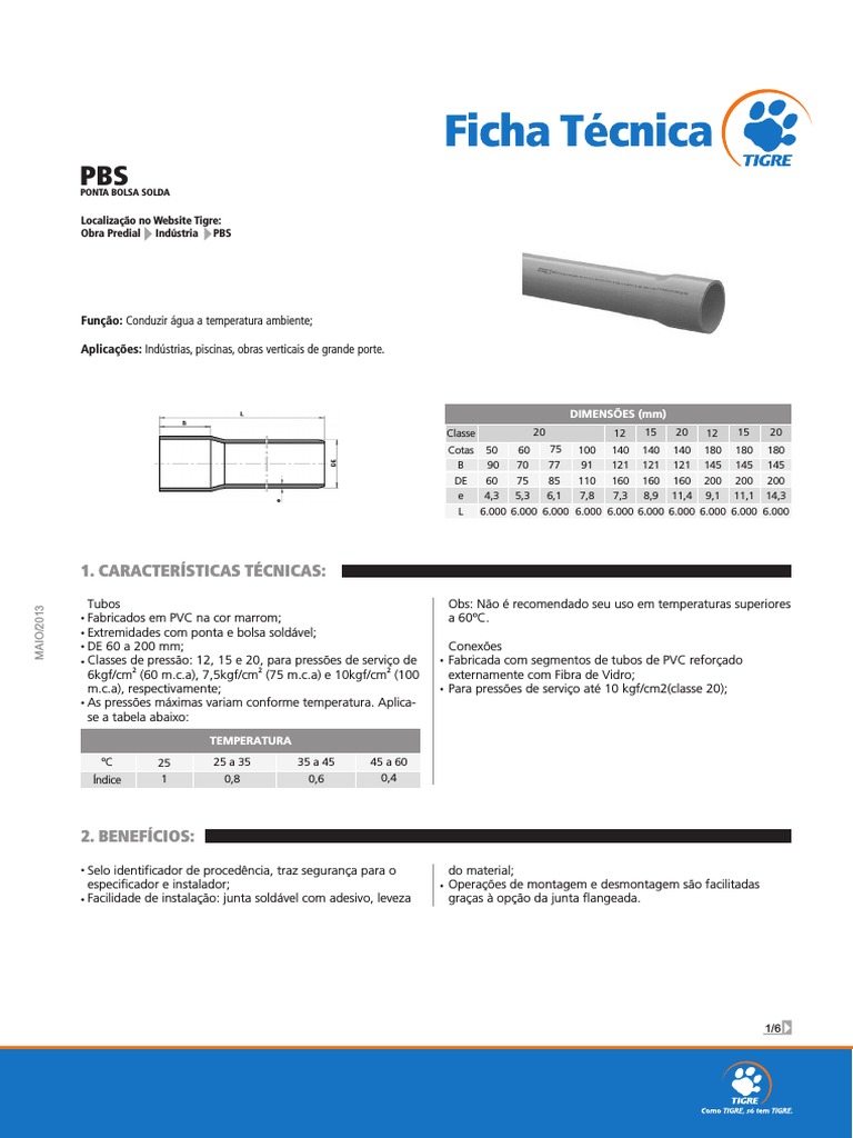 Catálogo Tubos PVC-PBS Tigre | PDF | Ciclones tropicais | Natureza