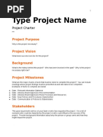Project Terms of Reference Template: 1. Background | PDF | Information ...