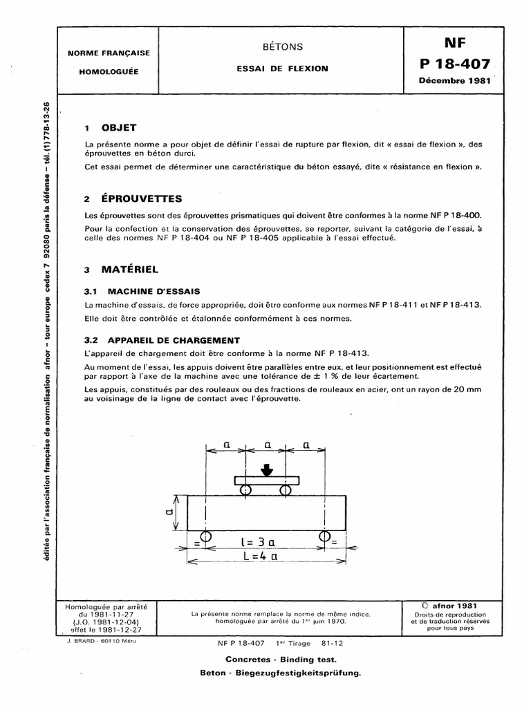 NF P18-407 PDF | PDF