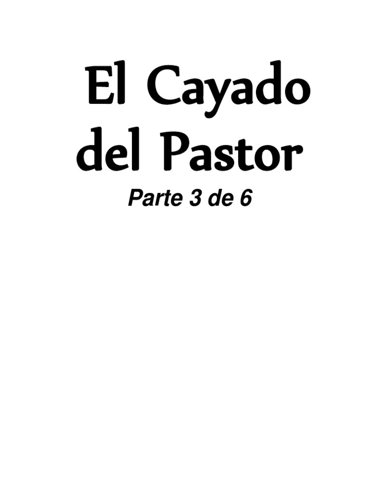 Cayado - C - Lo Que Los Lideres Necesitan Saber | PDF | protestantismo ...