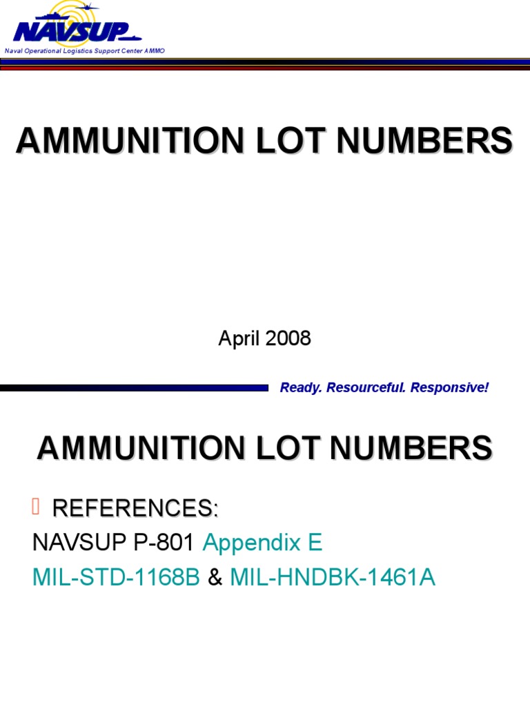 Mil STD 1168 | PDF | Armed Conflict