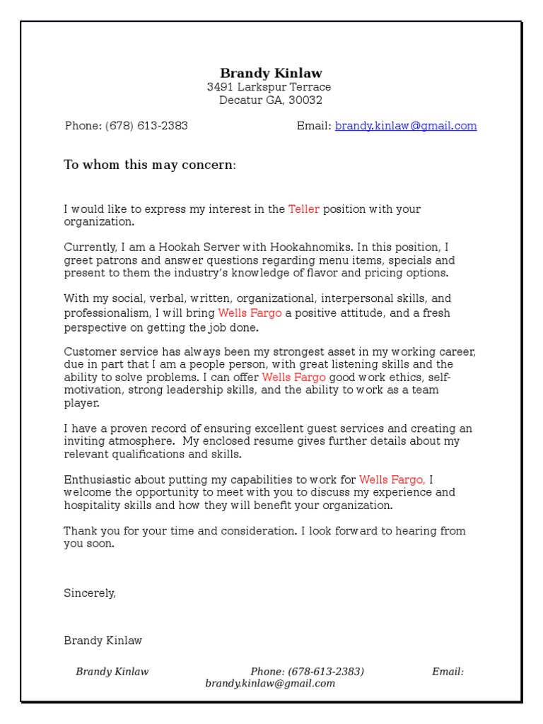 Brandy Kinlaw Resume | PDF | Telephone | Taxes