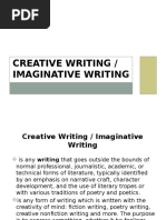 Creative Writing Module 1 | PDF | Senses | Experience
