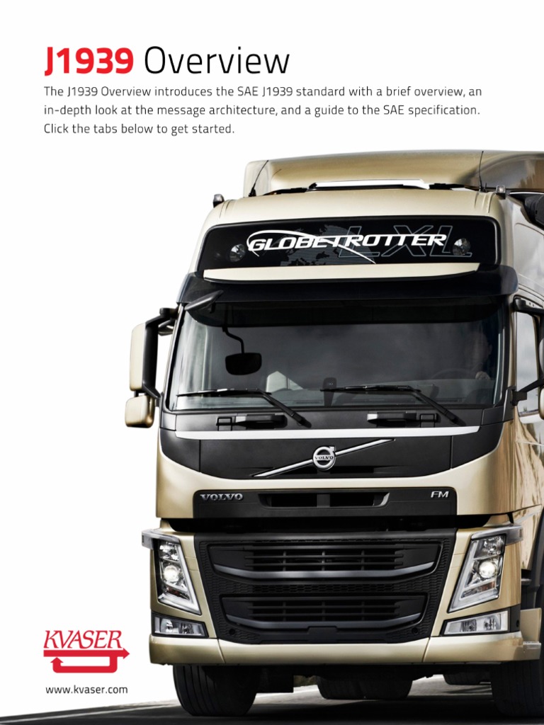 j1939 Overview by Kvaser | PDF | Communications Protocols | Computer Network