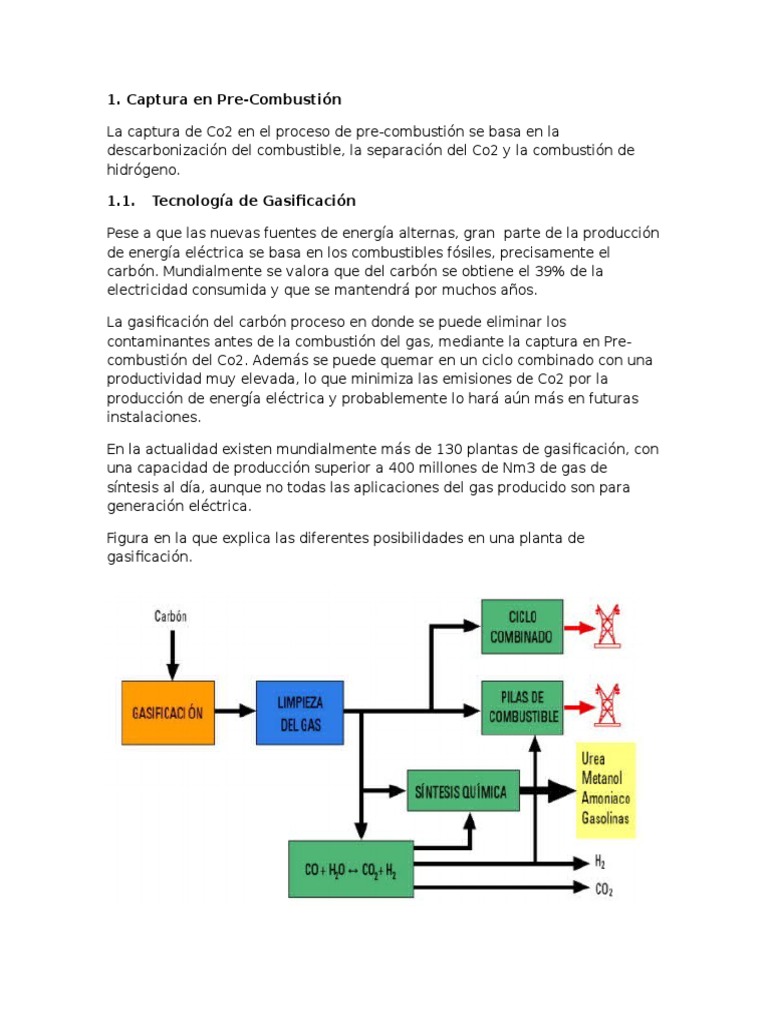 Pre Combustion | PDF | Combustibles | Combustión