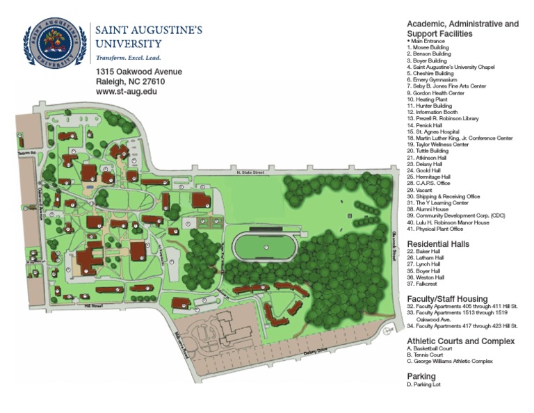 Sau Campus Map 2015-Rev-Nov2015 | PDF